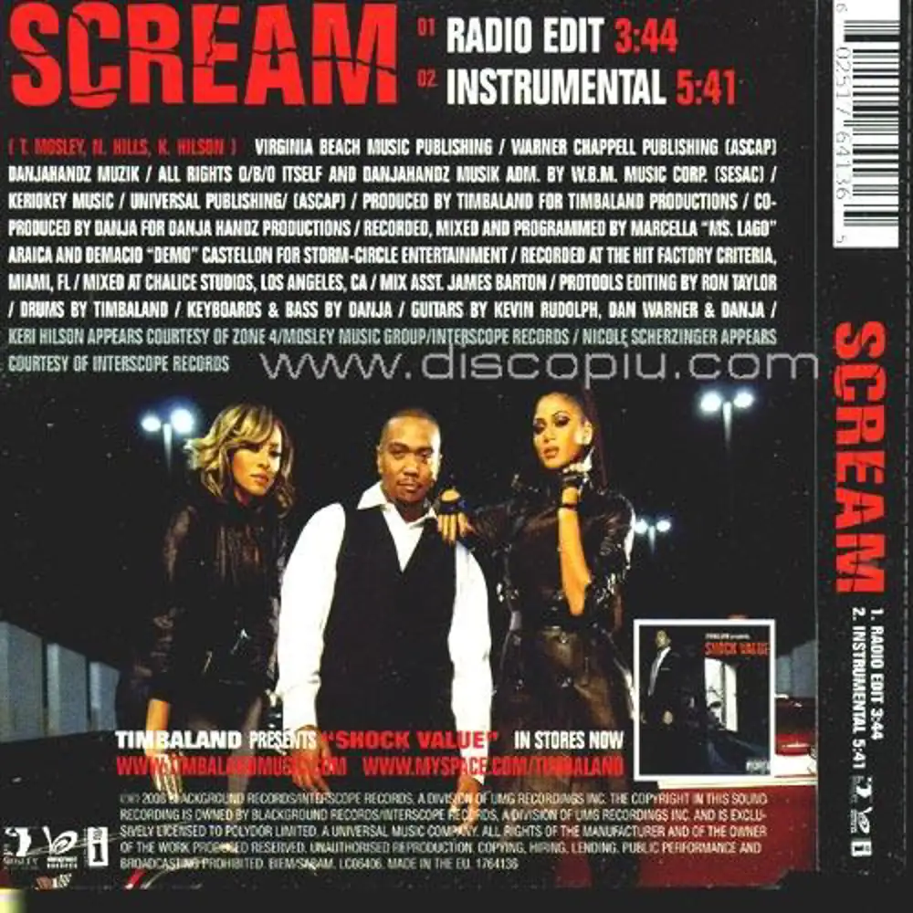 timbaland feat. keri hilson & nicole scherzinger - scream alternative ...