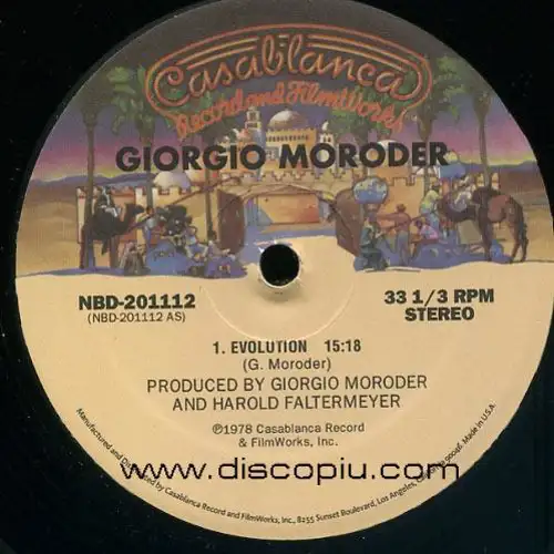 giorgio moroder - evolution b/w i wanna rock you classic oldies - Disco Più