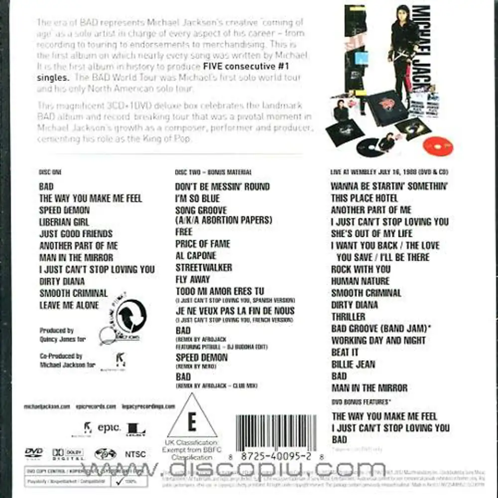 Michael Jackson Bad 25th Anniversary