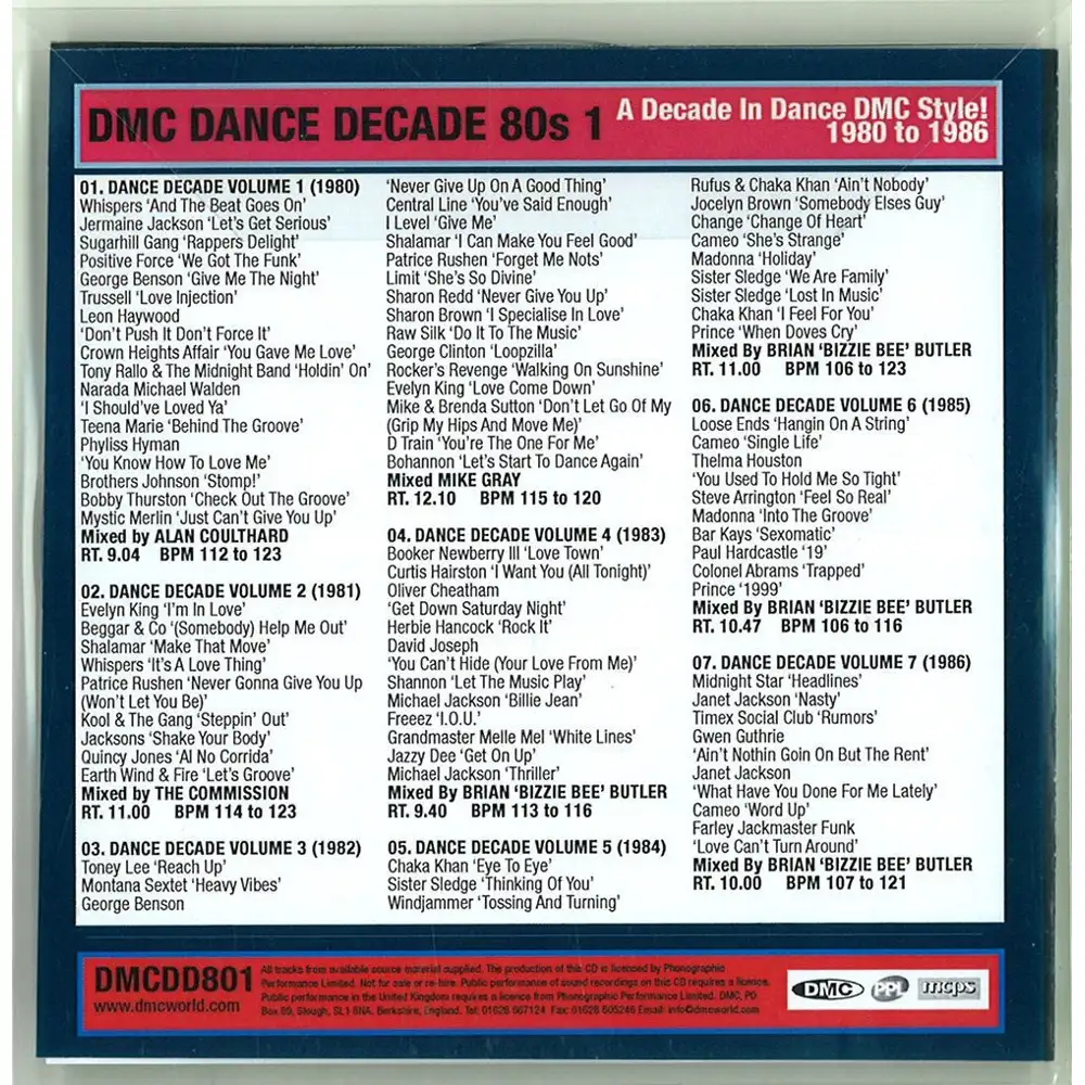 v.a. - dance decade 80s vol 1 house disco dance pop classic mixed ...