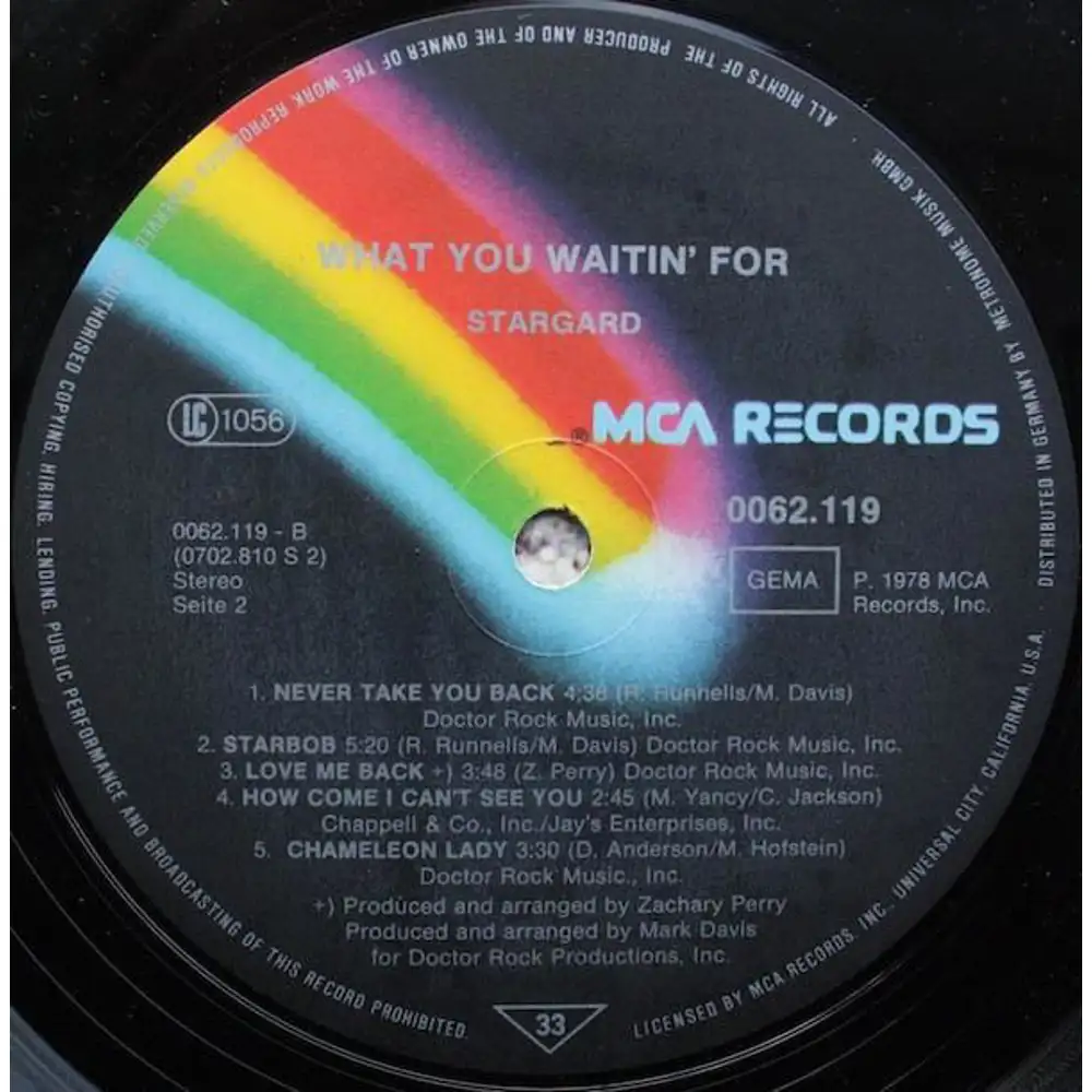 stargard - what you waitin' for disco funk classic cosmic - Disco Più