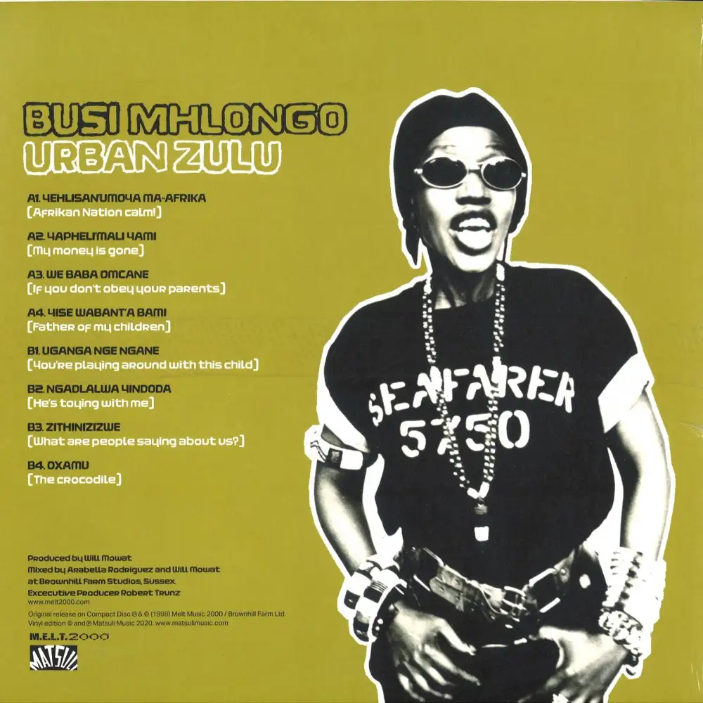 busi mhlongo - urban zulu hip-hop funk soul alternative - Disco Più