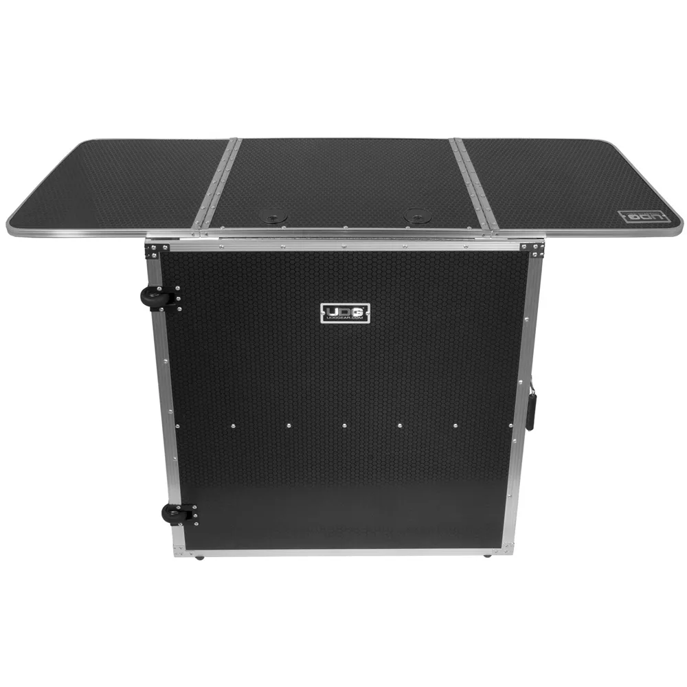 UDG ULTIMATE FOLD OUT DJ TABLE SILVER PLUS (wheels) tavolo richiudibile ...